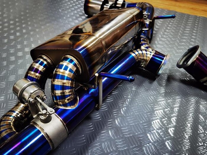 GTR titanium med valves :: GAS Racing